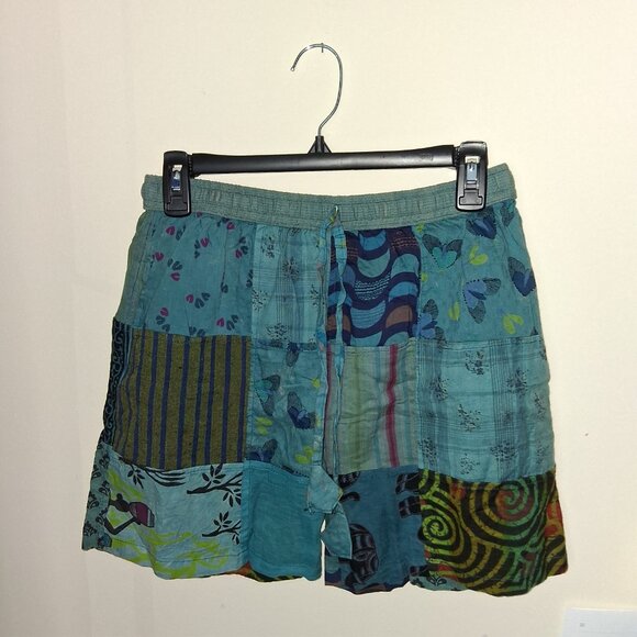 Kathmandu | Shorts | Cotton Patchwork Boho Shorts Handmade In India Sz ...